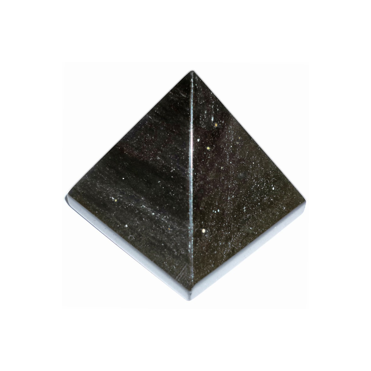 Pyramide en Obsidienne Dorée - Vibrations Cristallines