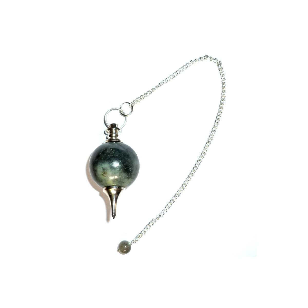 Pendule Séphoroton en Labradorite - Vibrations Cristallines
