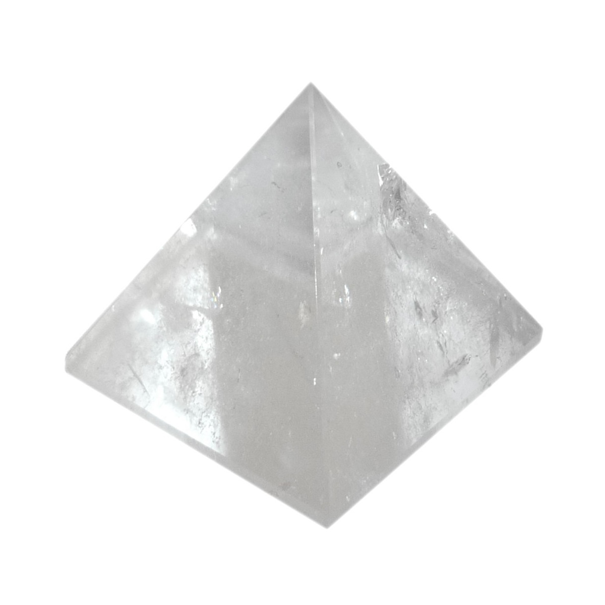 Petite Pyramide en Cristal de Roche - Vibrations Cristallines