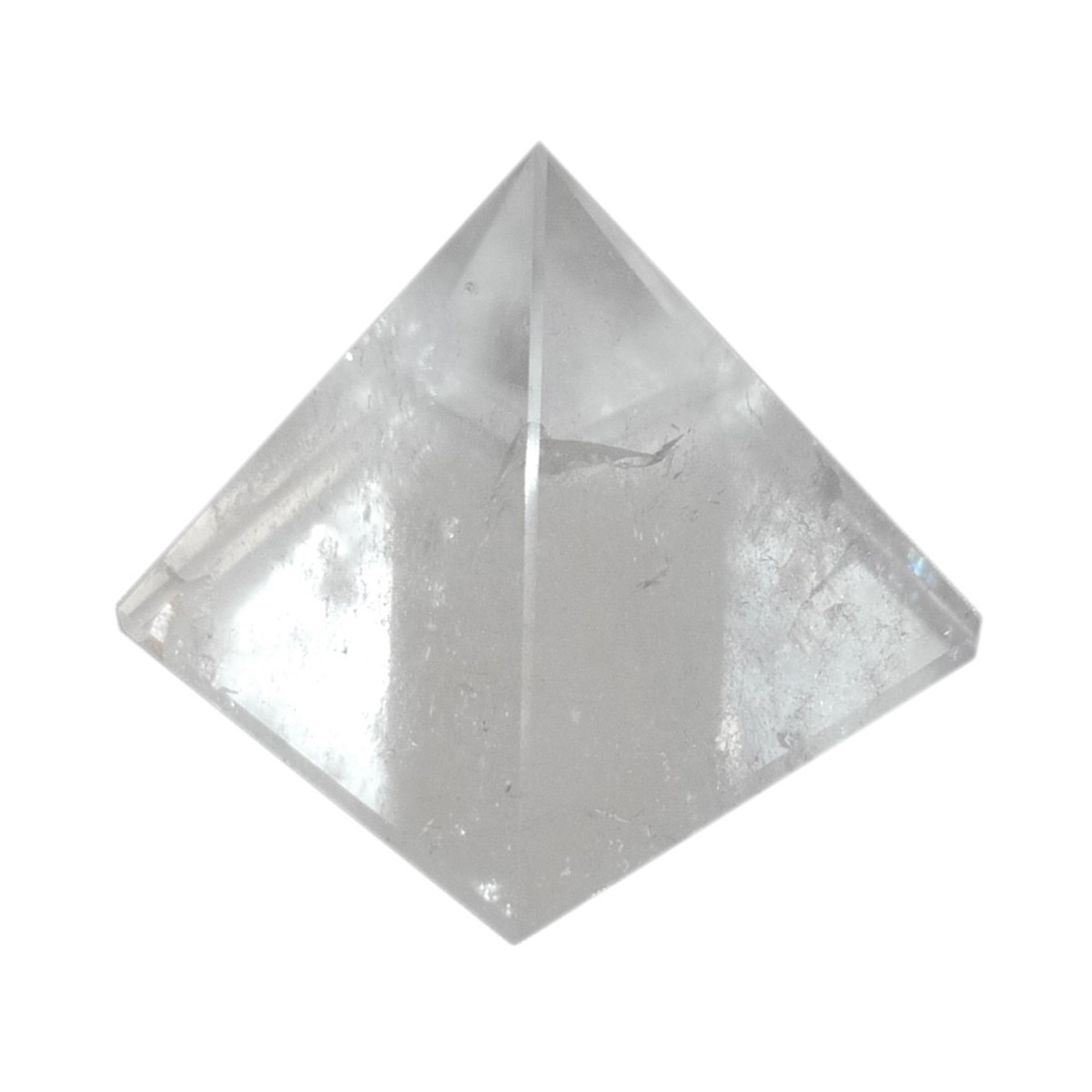 Petite Pyramide en Cristal de Roche - Vibrations Cristallines